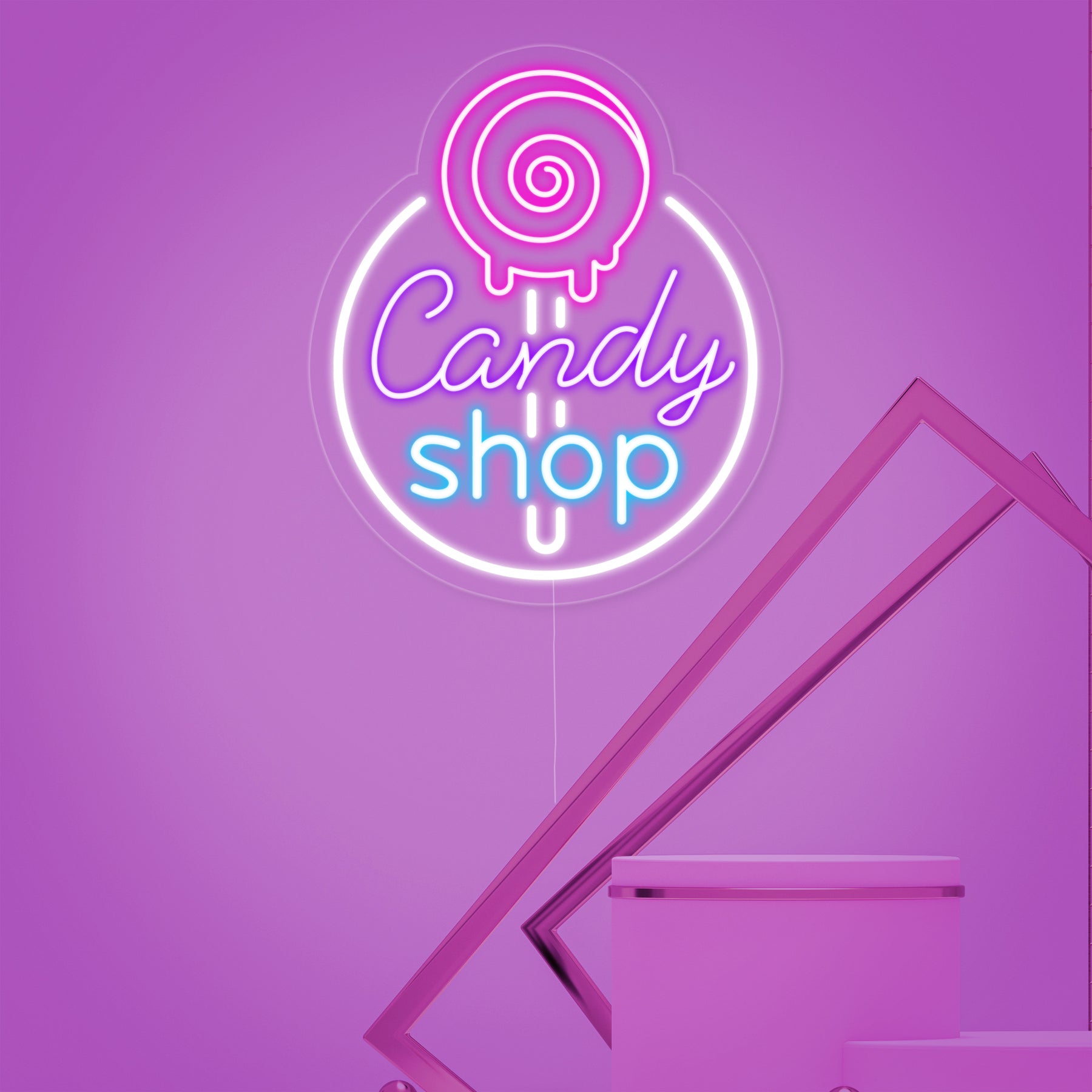 Candy Shop Letreros Neon - HAPPYNEON – CARTELNEON